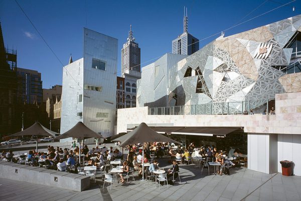 Federation Square • SVC Gattistone Concrete Paving